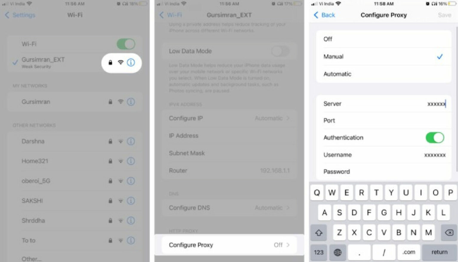 Hướng dẫn cách cài Proxy cho điện thoại Android, IOS