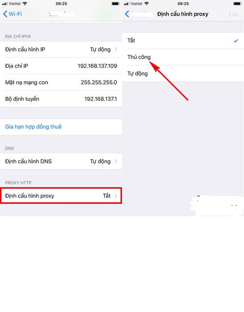 Hướng dẫn cách cài Proxy cho điện thoại Android, IOS