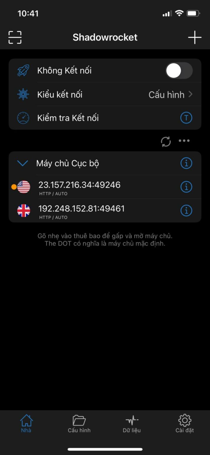 Shadowrocket: Hướng dẫn cài đặt và sử dụng Shadowrocket