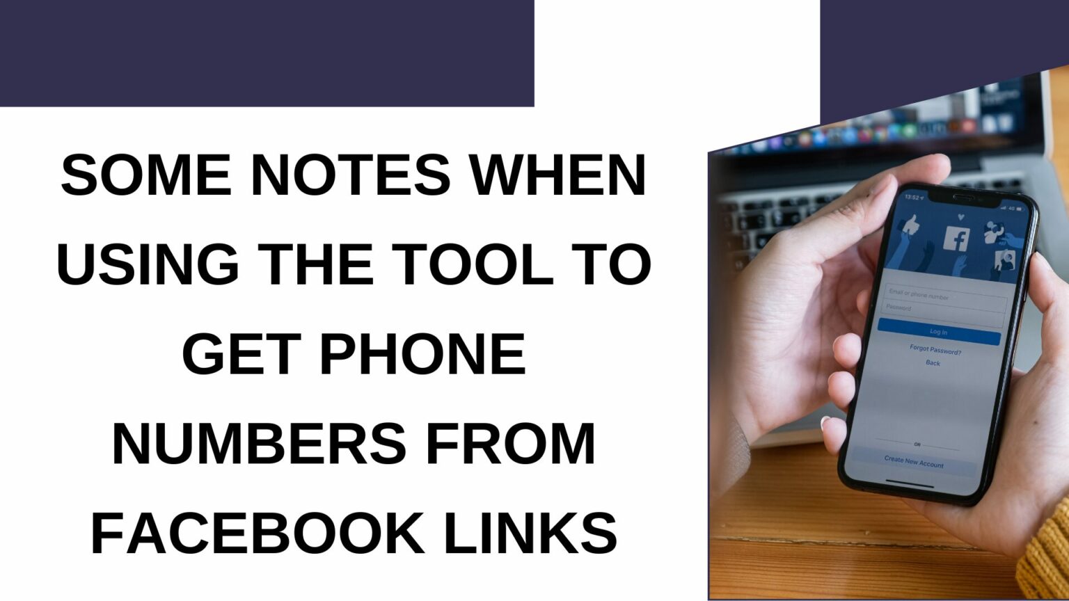 Top 5 tools to get phone numbers from Facebook links