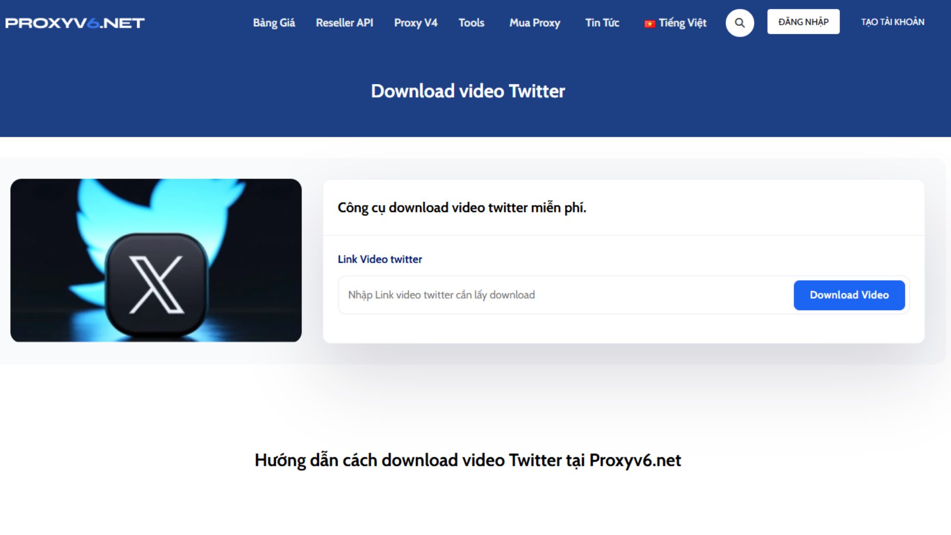 Tải Video Twitter Chất Lượng Cao - Download Video Twitter Full HD Miễn Phí