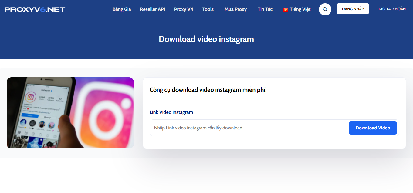 Download Video Instagram Online - Tải Story Instagram HD, Full HD, 4K